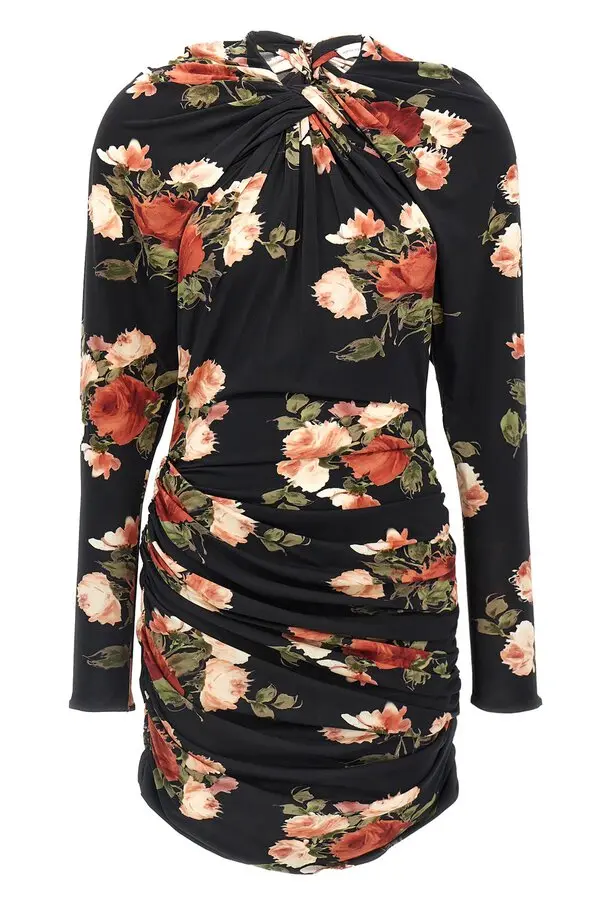 Magda Butrym Dress '24 Black Print - Multi