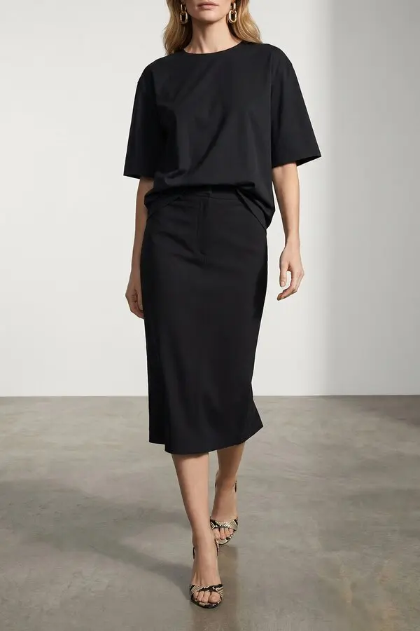 THELATEST T-shirt With Keyhole Detail