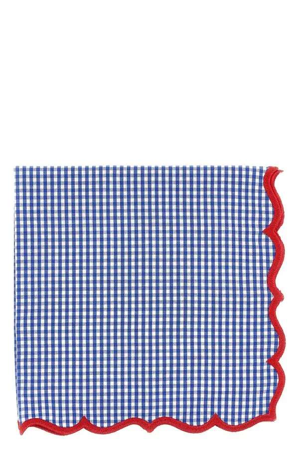 LABARRI Vichy Scalloped' Napkin