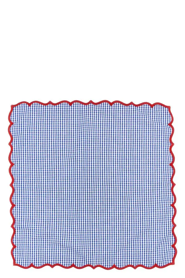 LABARRI Vichy Scalloped' Napkin