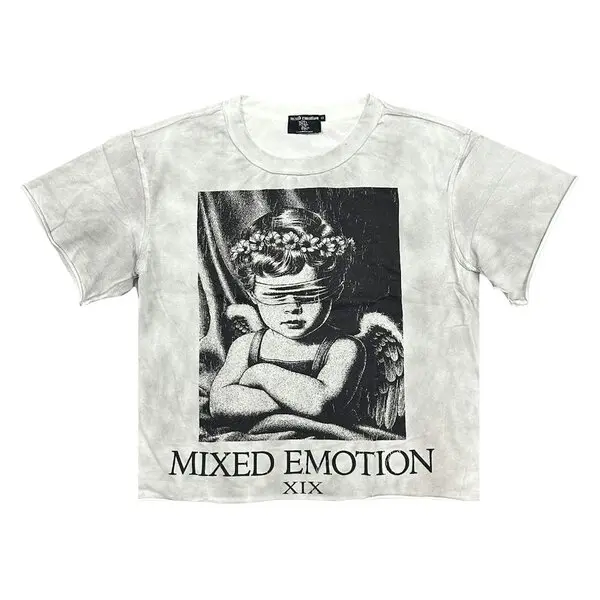 Mixed Emotion Oversize Xix Tee - White