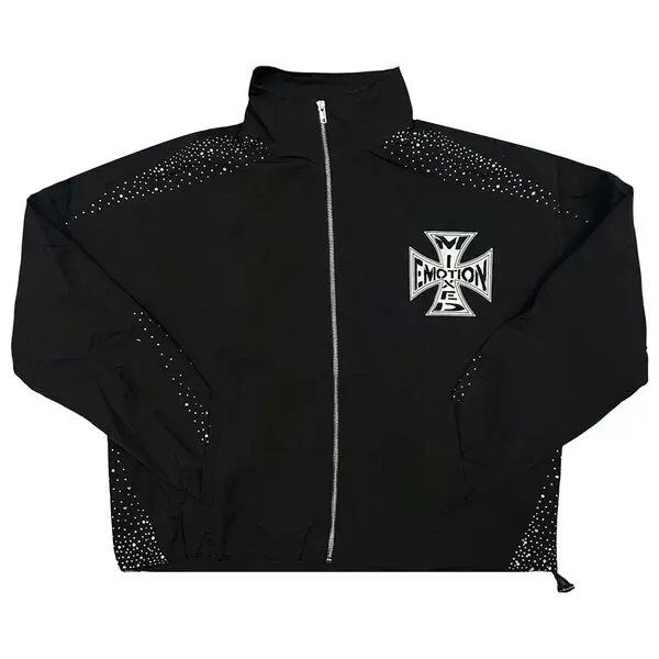 Mixed Emotion Classic Nylon Jacket - Black