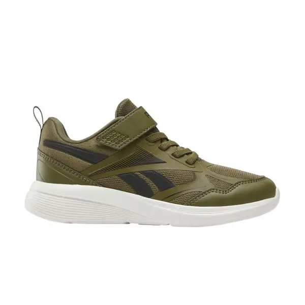 REEBOK Rush Runner 6.0 Elastic Lace Top Strap 'olive Stone Black Chalk