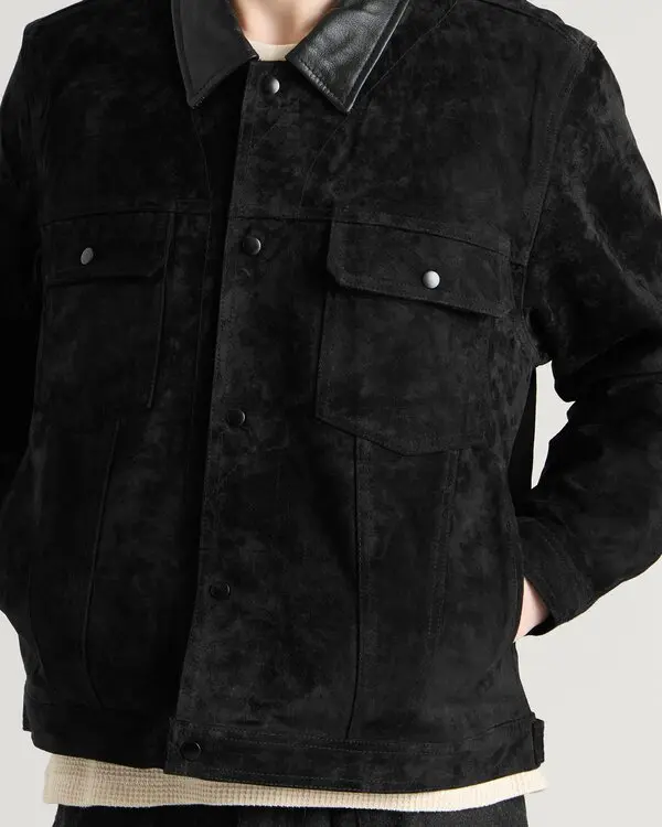 FRIZMWORKS Suede Storm Trucker Jacket Exclusive