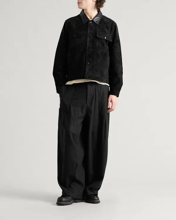 FRIZMWORKS Suede Storm Trucker Jacket Exclusive