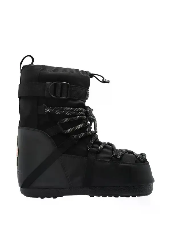 Moncler X Moon Boot Icon Low Snow Boots - Black