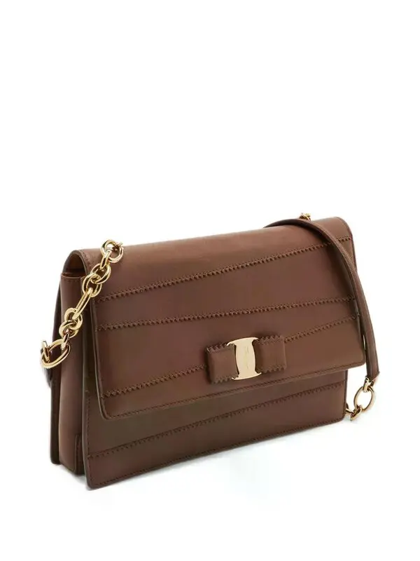 FERRAGAMO Ginny Bow Shoulder Bag