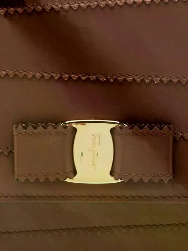 FERRAGAMO Ginny Bow Shoulder Bag