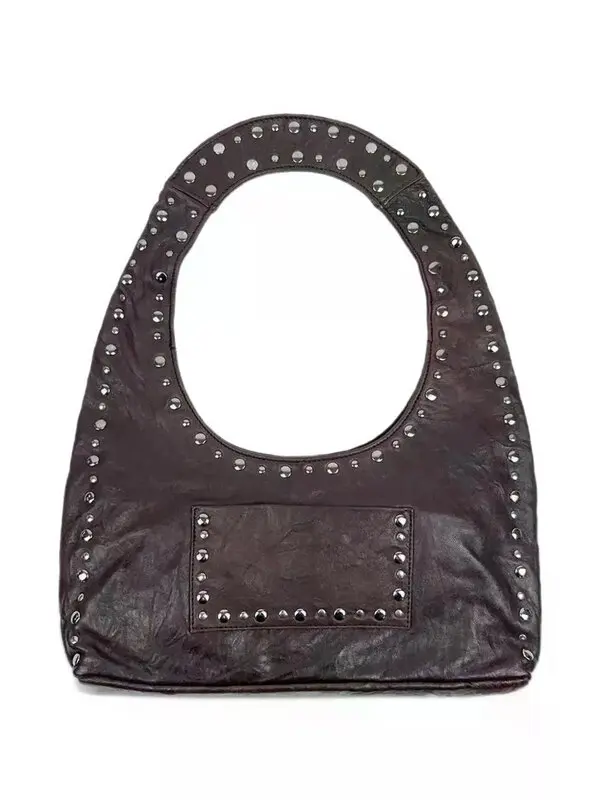 Gimaguas Franca Arrugado Stud-embellished Shoulder Bag