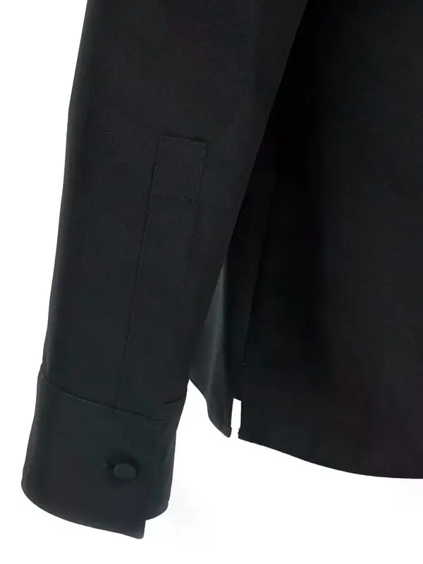 Gucci High-neck Back-buttoned Shirt