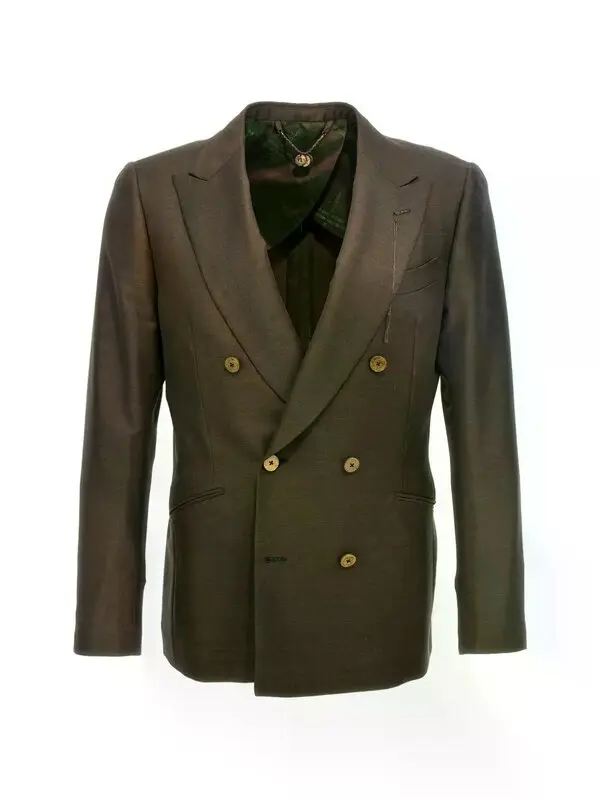MAURIZIO MIRI Double-breasted Wool Blazer