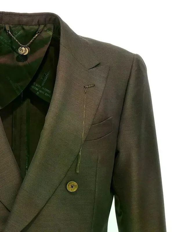 MAURIZIO MIRI Double-breasted Wool Blazer