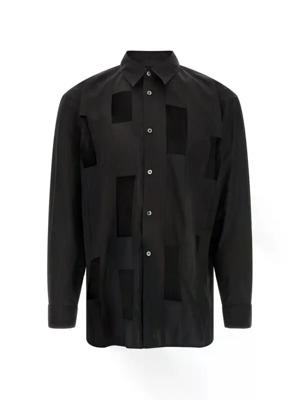 Comme Des Garçons Cut-out Cotton Shirt