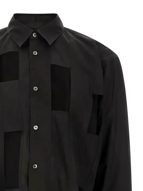 Comme Des Garçons Cut-out Cotton Shirt