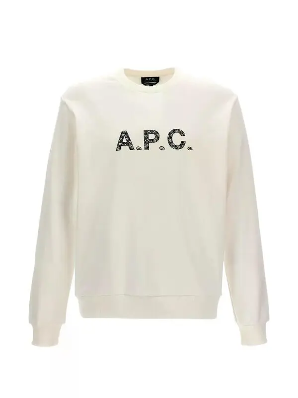 A.p.c. Paisley-logo Sweatshirt