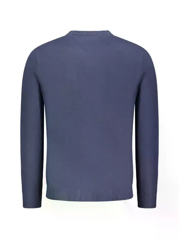 Tommy Hilfiger Logo-embroidered Crew-neck Sweater