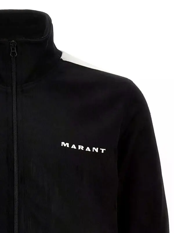 MARANT Logo-print Side-stripe Jacket