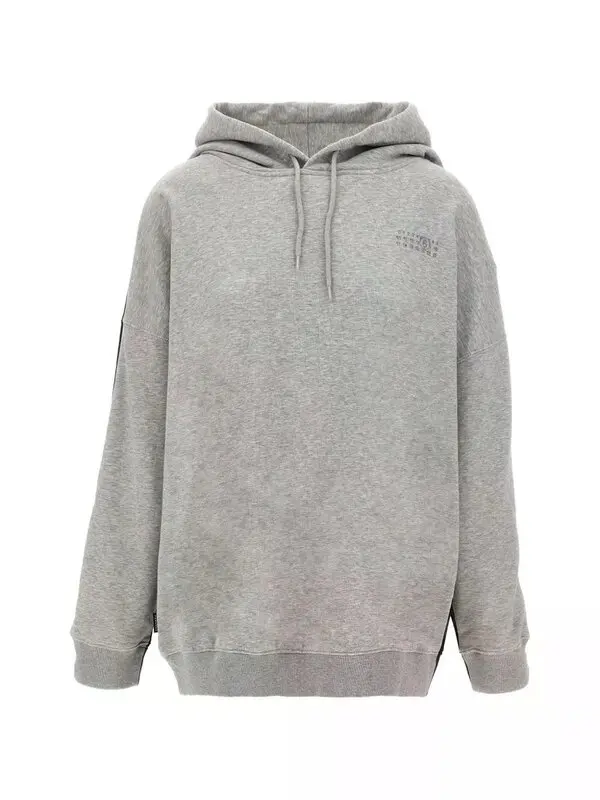 MAISON MARGIELA Logo-print Reversible Hoodie - Black