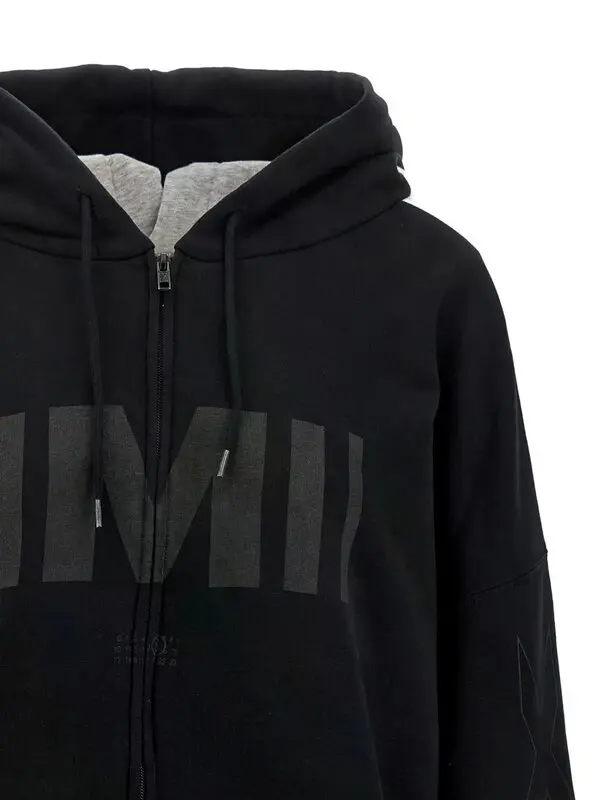 MAISON MARGIELA Logo-print Reversible Hoodie