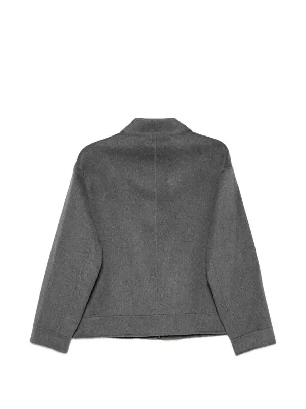 Michael Kors Asymmetric-zip Jacket - Grey