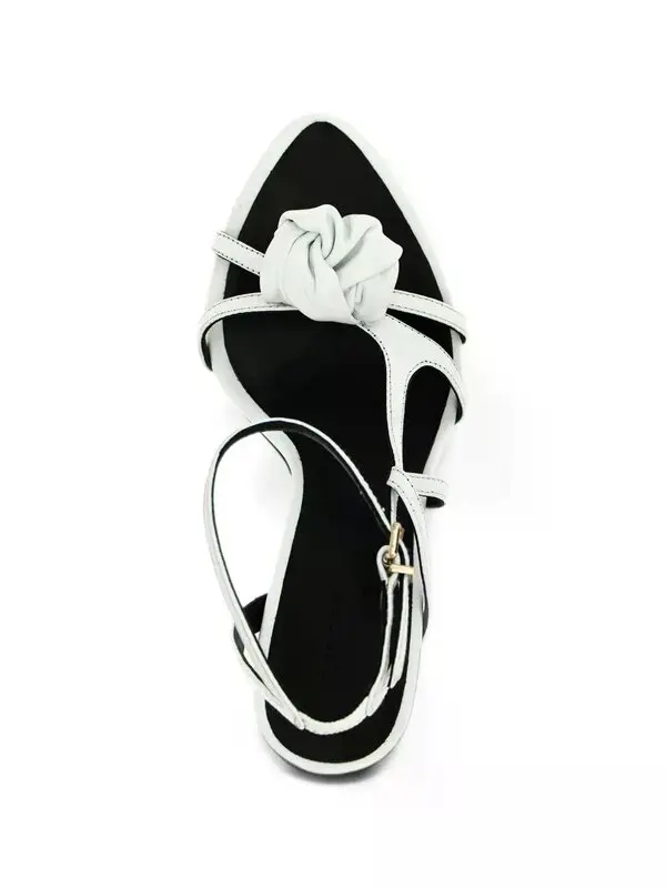 ROTATE BY BIRGER CHRISTENSEN Floral-applique Strappy Sandals