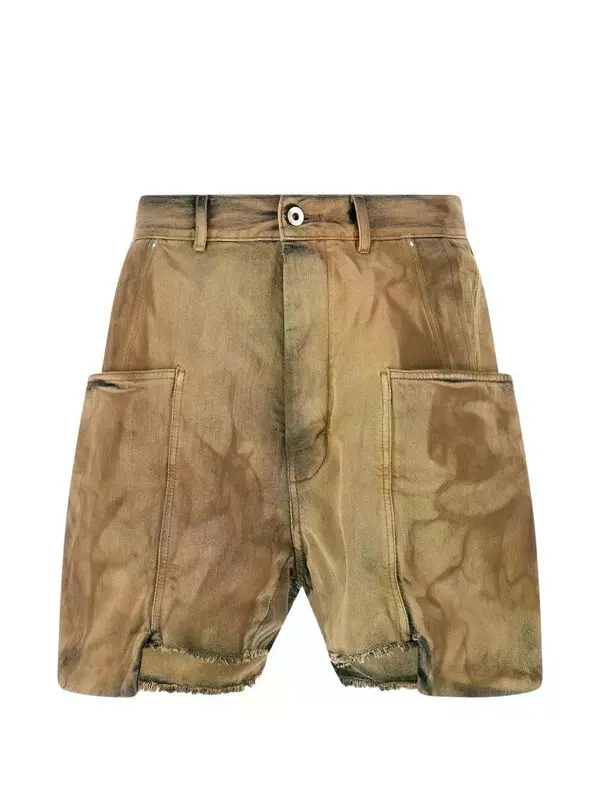Rick Owens Faded-effect Shorts