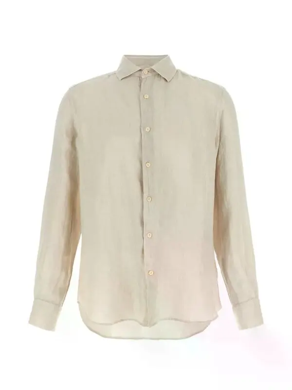MC2 SAINT BARTH Button-down Linen Shirt