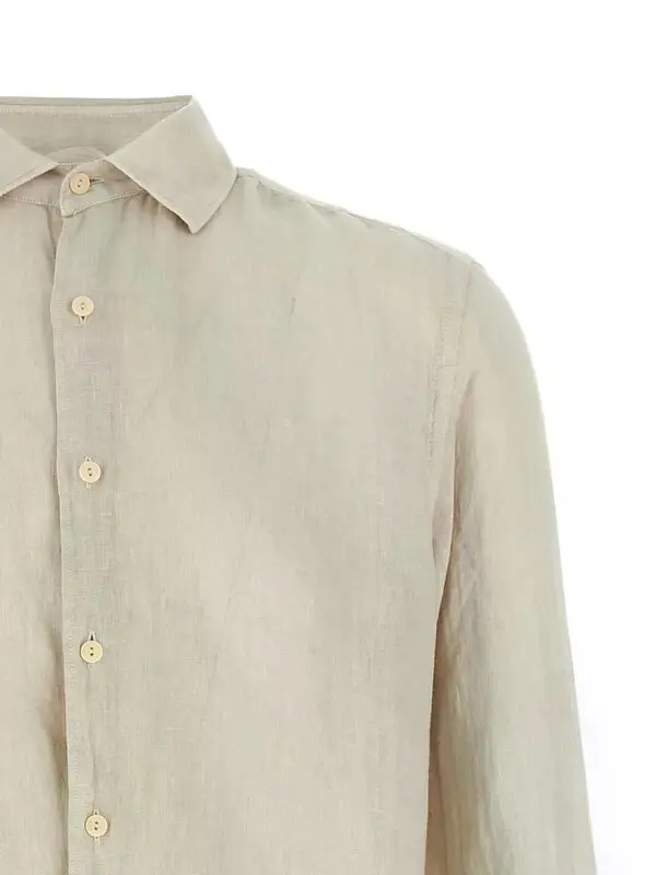 MC2 SAINT BARTH Button-down Linen Shirt