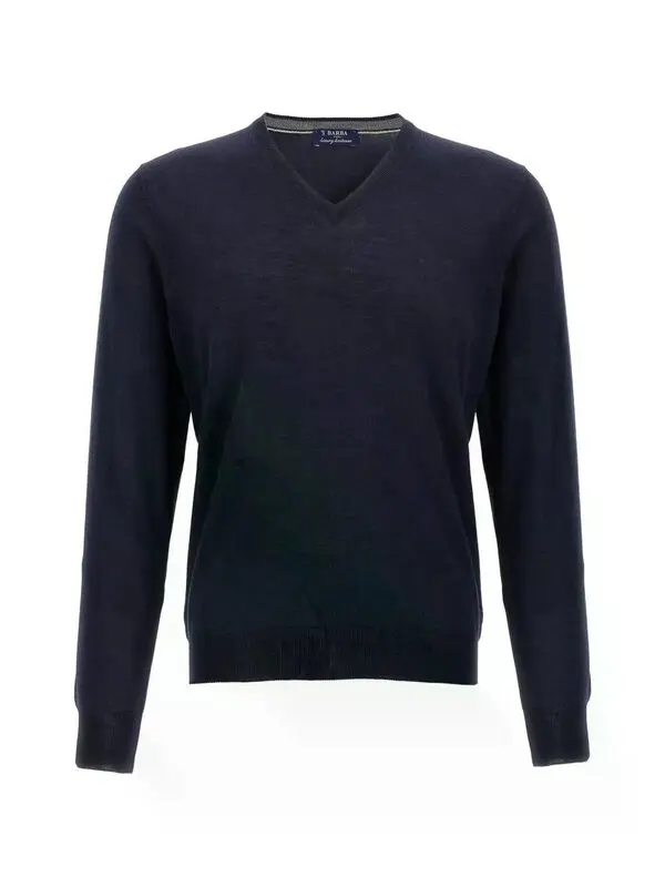BARBA NAPOLI V-neck Wool Sweater