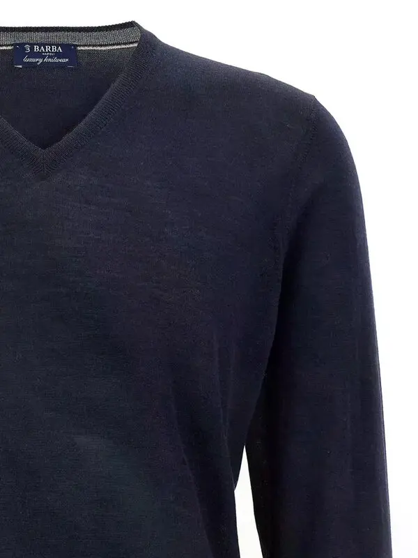 BARBA NAPOLI V-neck Wool Sweater