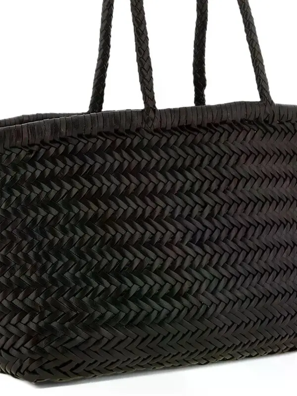 Dragon Diffusion Woven Leather Tote Bag
