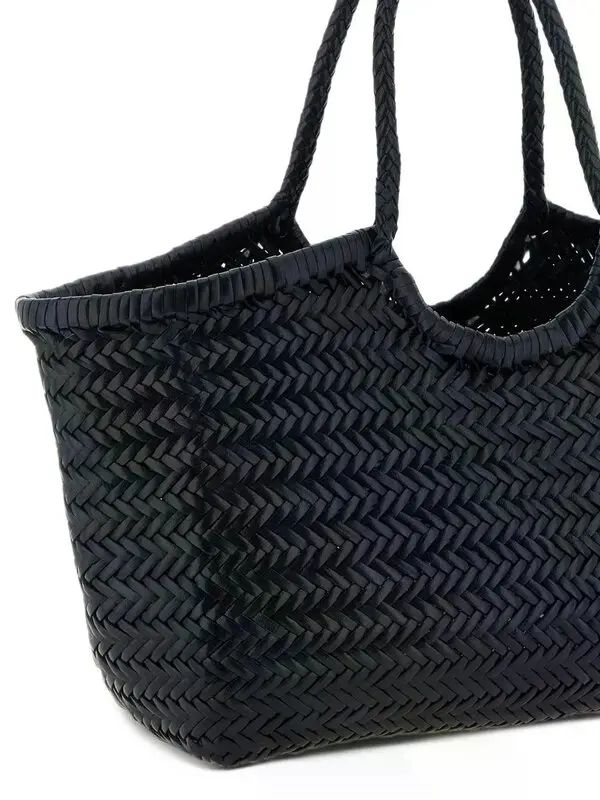 Dragon Diffusion Woven Leather Tote Bag