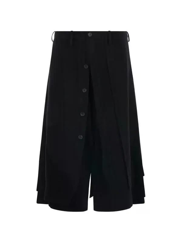 Yohji Yamamoto Layered Button-down Trousers