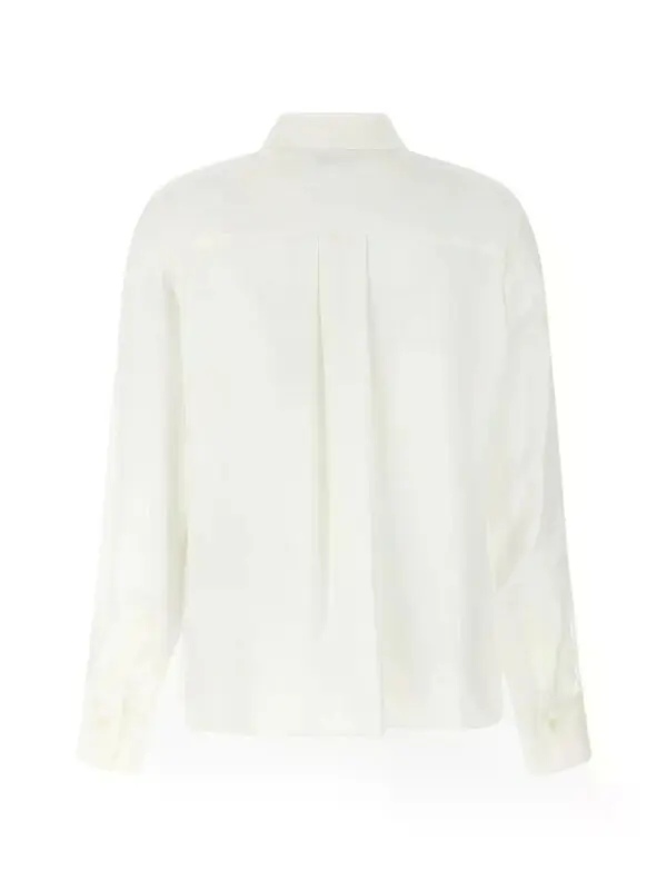 FERRAGAMO Gancini Jacquard Silk Shirt