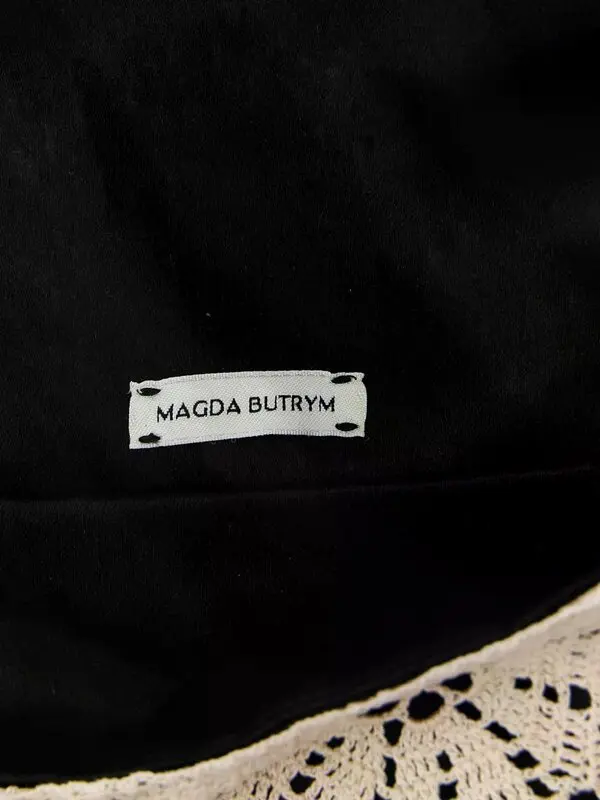 Magda Butrym Floral-lace Silk Clutch Bag