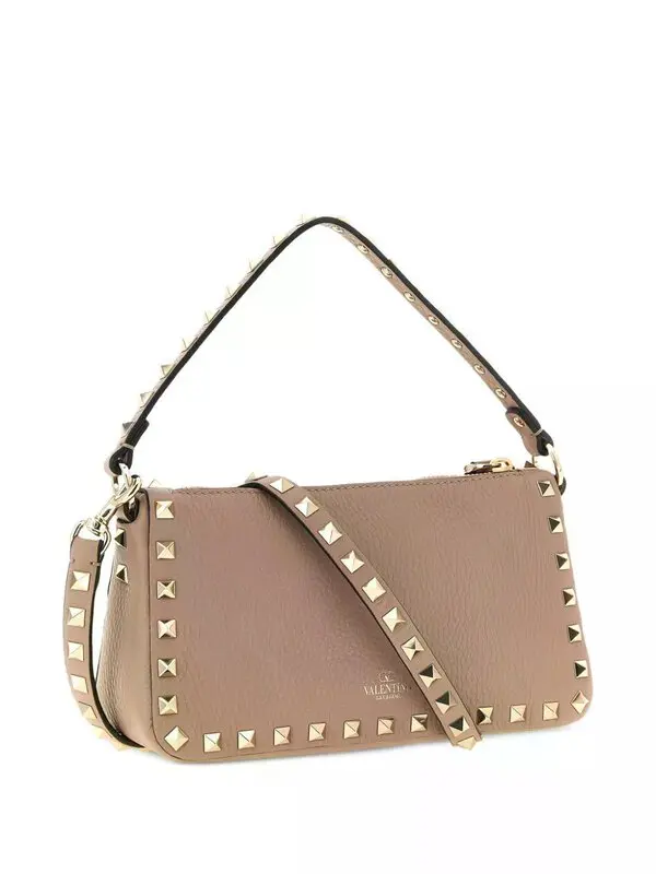 Valentino Garavani Small Rockstud-embellished Grained-leather Shoulder Bag