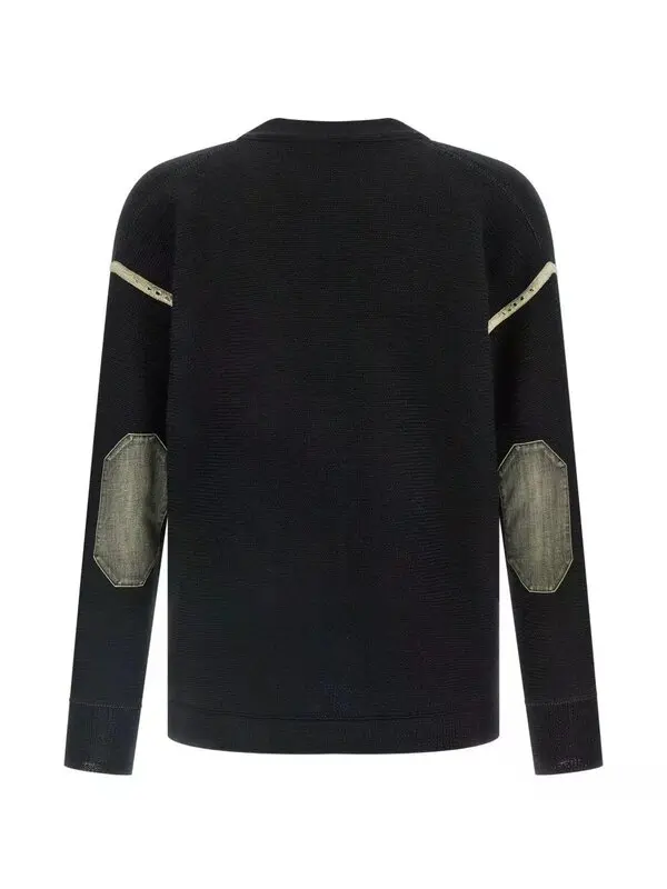 MAISON MARGIELA Patch-detail Knitted Cardigan