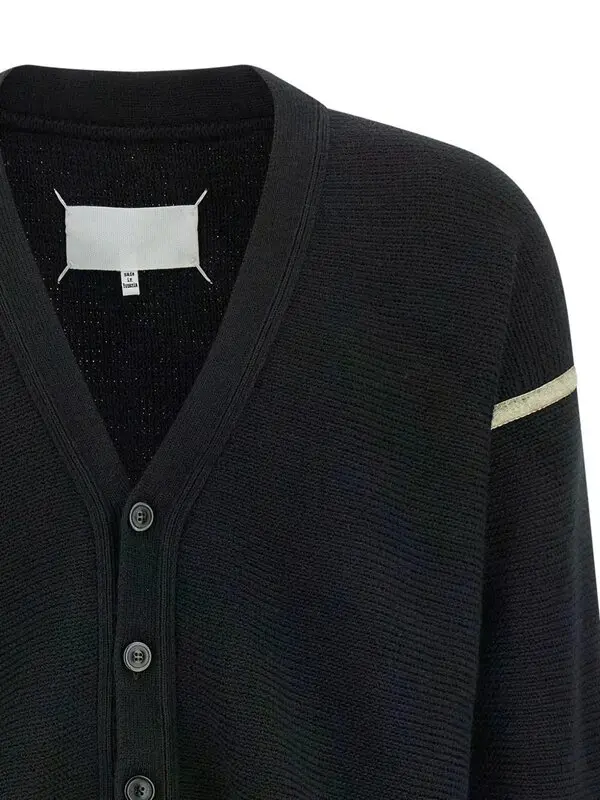 MAISON MARGIELA Patch-detail Knitted Cardigan