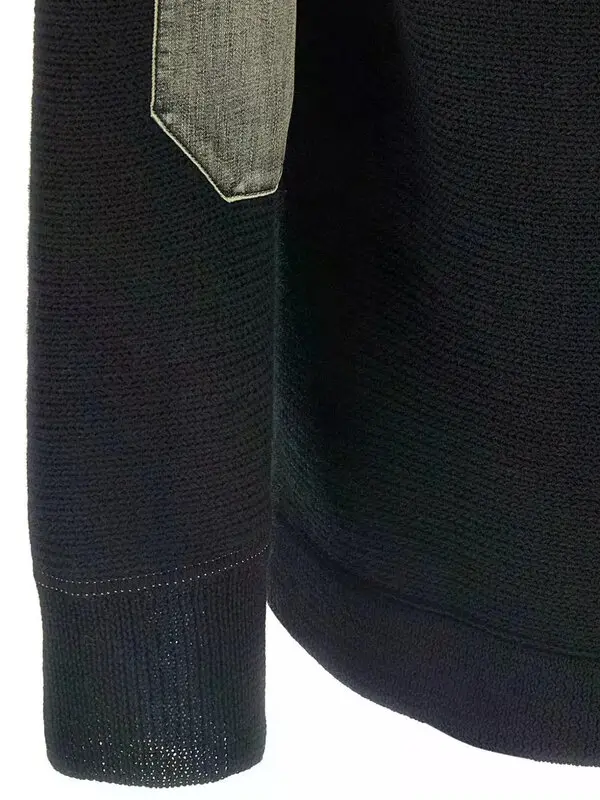 MAISON MARGIELA Patch-detail Knitted Cardigan