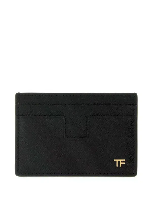 TOM FORD Tf Logo-plaque Cardholder - Black