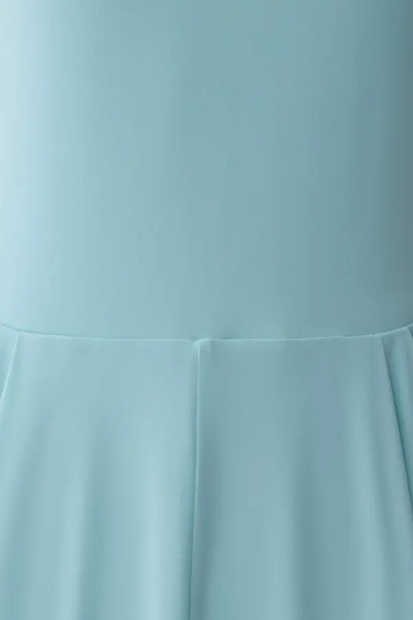 Meshki Bahari Low Back Halter Maxi Dress