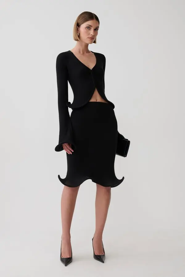 Meshki Gigi Long Sleeve Knit Top