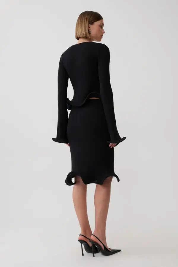 Meshki Gigi Long Sleeve Knit Top