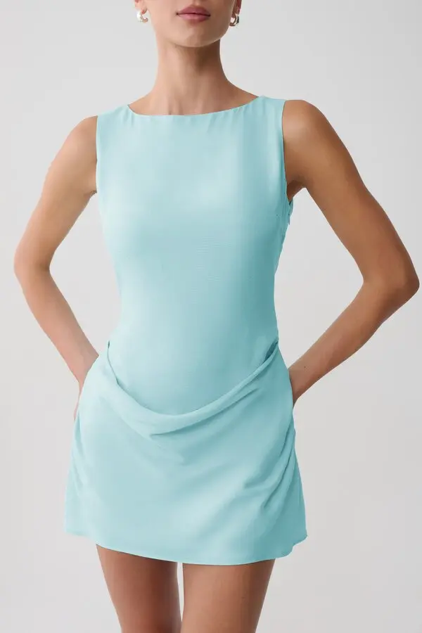 Meshki Bexley Draped Mini Dress