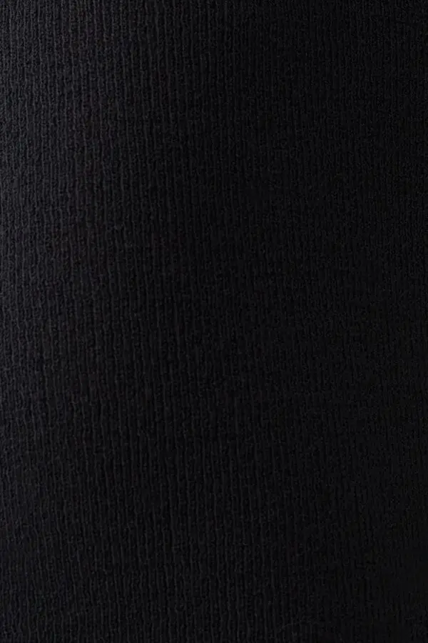 Meshki Gigi Knit Knee Length Skirt - Black