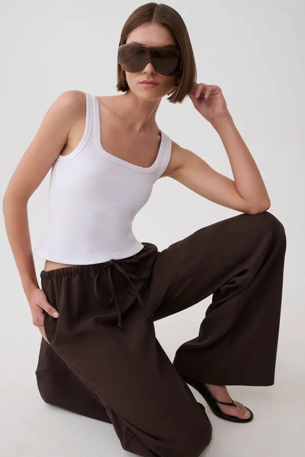Meshki Sherry Straight Leg Suiting Pant