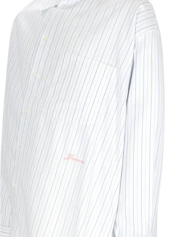 Jacquemus Camicia "cuadro" A Righe