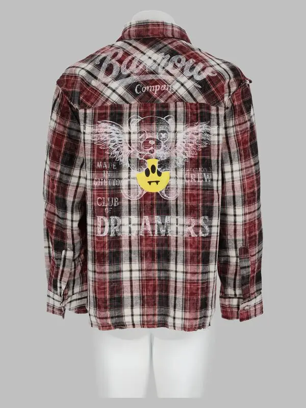 BARROW Overshirt In Flanella Con Stampa