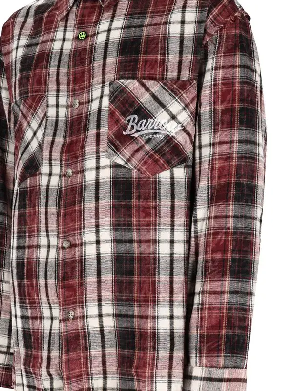 BARROW Overshirt In Flanella Con Stampa