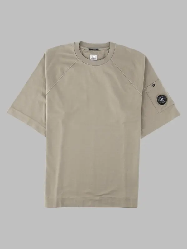 C.P. COMPANY C. P. Company T-shirt Con Patch Logo - Grey